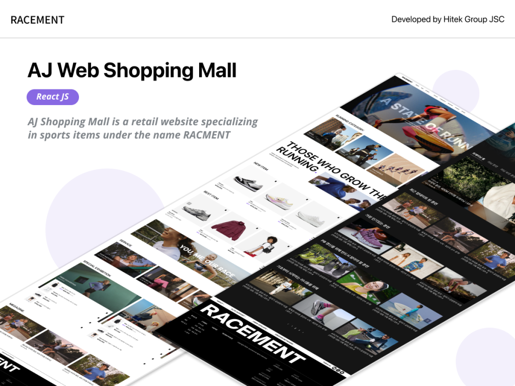 AJ Web Shopping Mall - Hitek Software