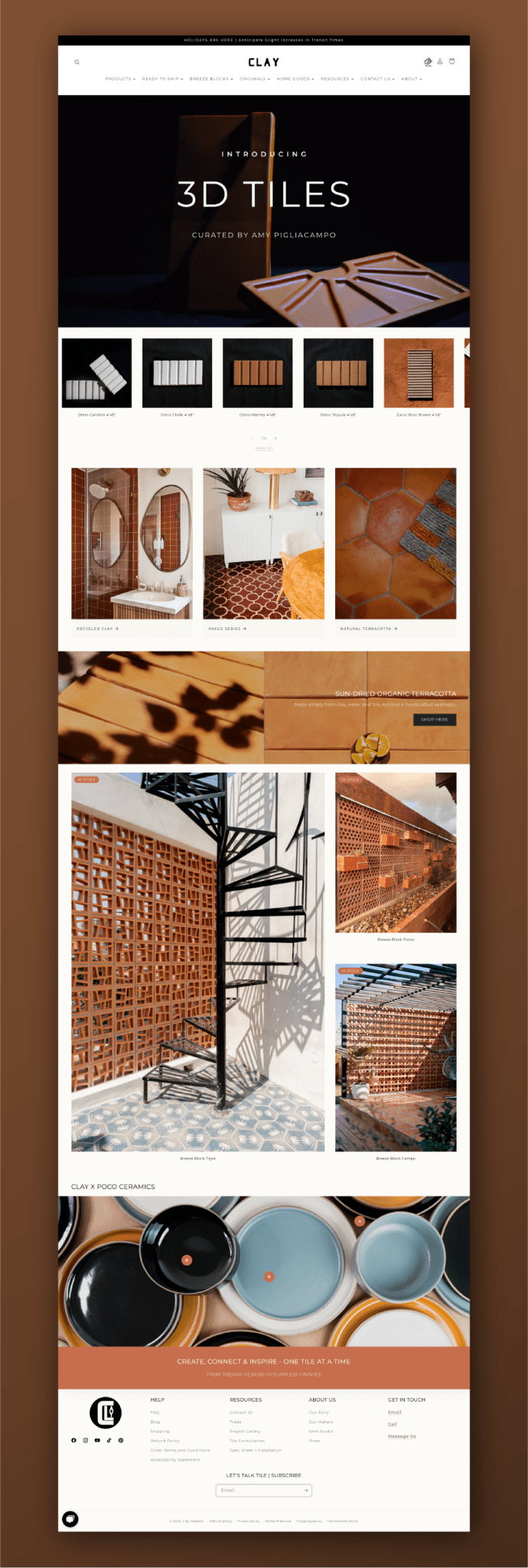 Clay Imports - Custom Shopify App Development for Tilemaster - Hitek Software